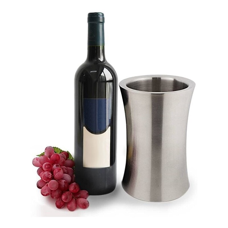 2 Pack Wine Bottle Cooler Bucket,Double Wall Insul... – Grandado