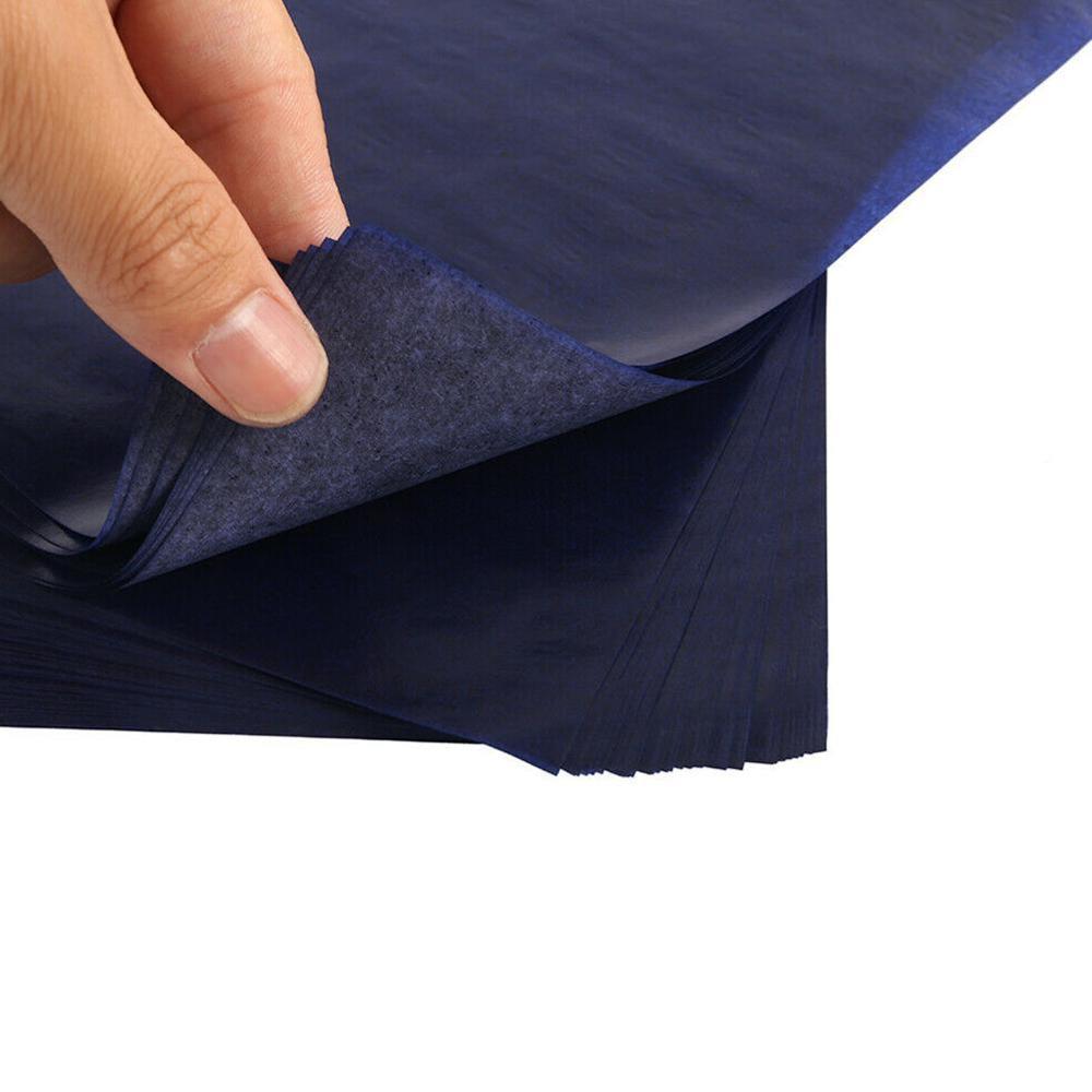 100 pièces/ensemble bleu A4 copie papier carbone p... – Grandado