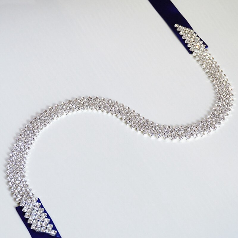 Dainty Rhinestone Belt, Crystal Bridal Belt, Brida... – Grandado
