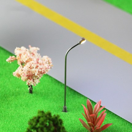 115mm model light Metal copper Streets Lamp LED 3V... – Grandado