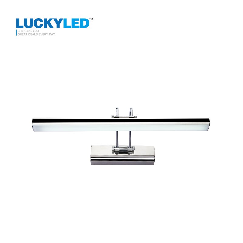 LUCKYLED 42cm 12W Led Mirror Light Stainless Steel... – Grandado