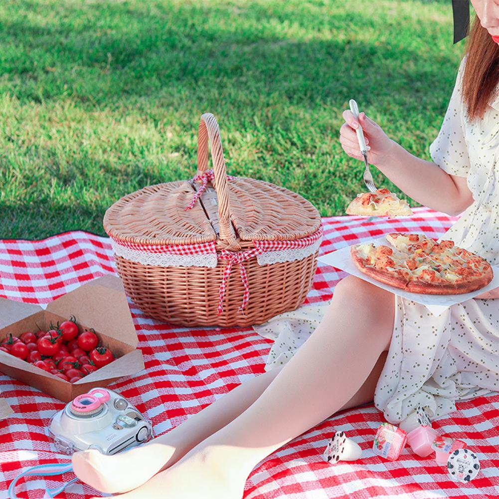 Fruit Basket Great Picnic Storage Rattan Basket Pr... – Grandado