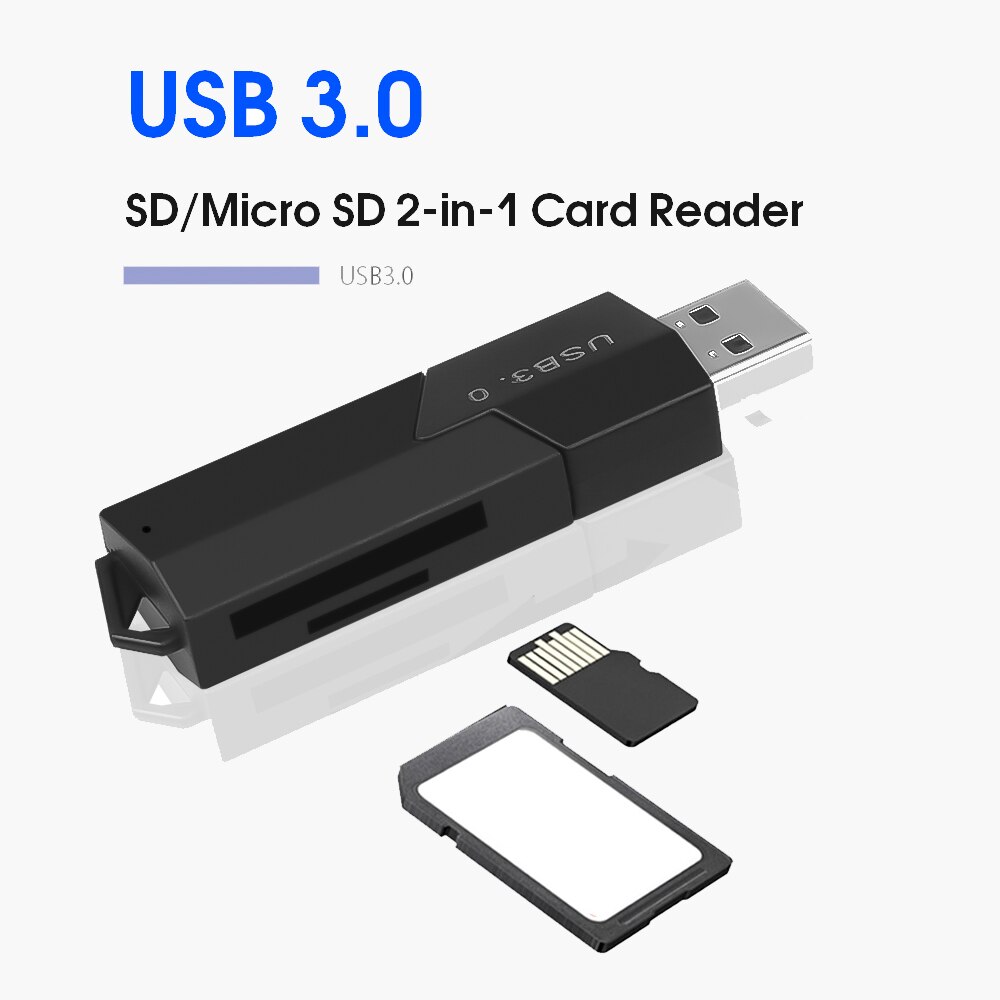 Kebidumei 2 in 1 USB Card Reader USB 3.0 High Spee... – Grandado