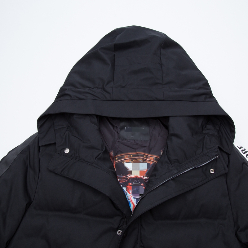 Men's long down jacket Sewing Pattern DIY WW-M558 – Grandado