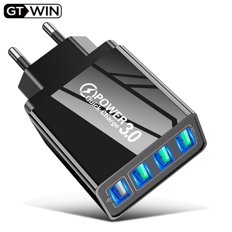 Gtwin 4 Port Usb Charger Quick Charge 3.0 48W Univ... – Vicedeal