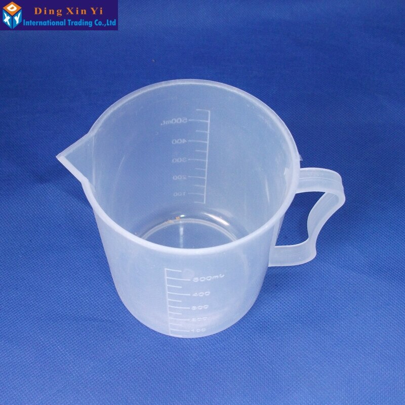 1PC 500ml Clear White Plastic lab Measuring Cup Be... – Vicedeal