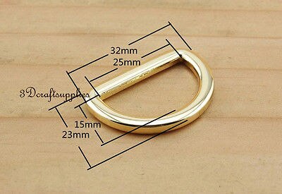 d ring d-rings purse ring alloying gold 25mm 1 inc... – Grandado