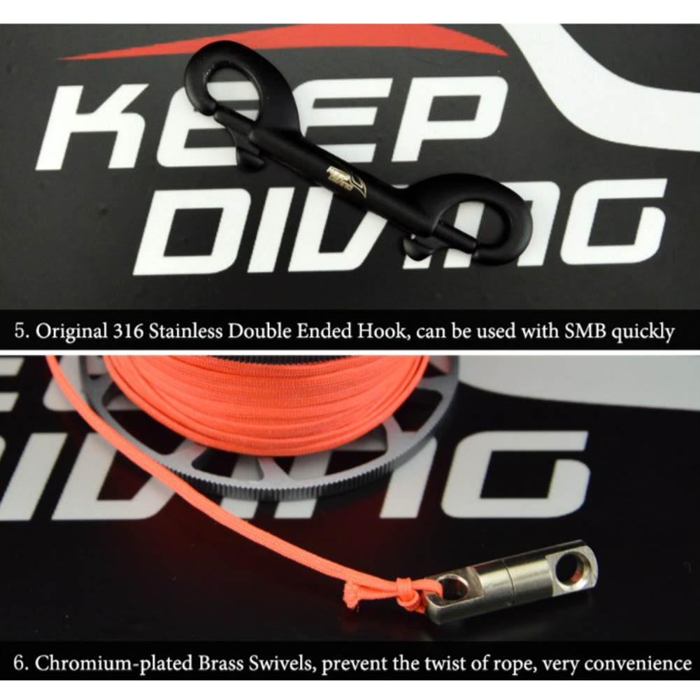 15M/30M Scuba Diving Aluminum Alloy Spool Finger R... – Grandado