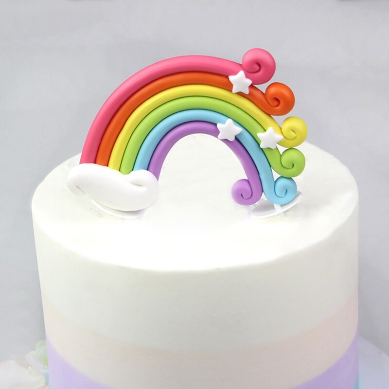 Regenboog Cake Toppers Eenhoorn Cloud Ei Ballon Ta... – Grandado