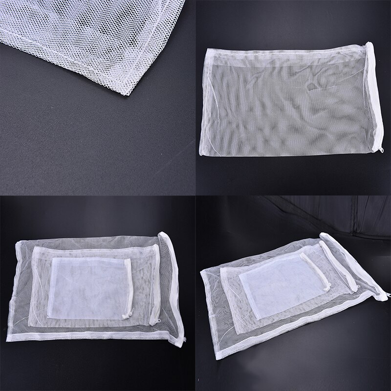 5x Aquarium Filter ZIPPED Net Mesh Bag Fish Tank z... – Grandado