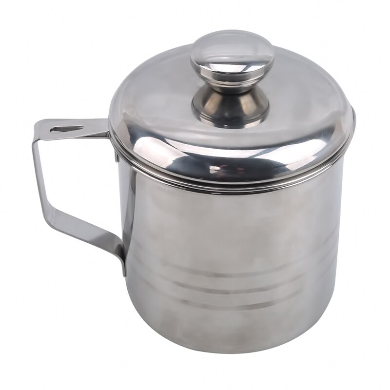 1.2L Stainless Steel Oil Filter Pot Leakproof Can ... – Vicedeal