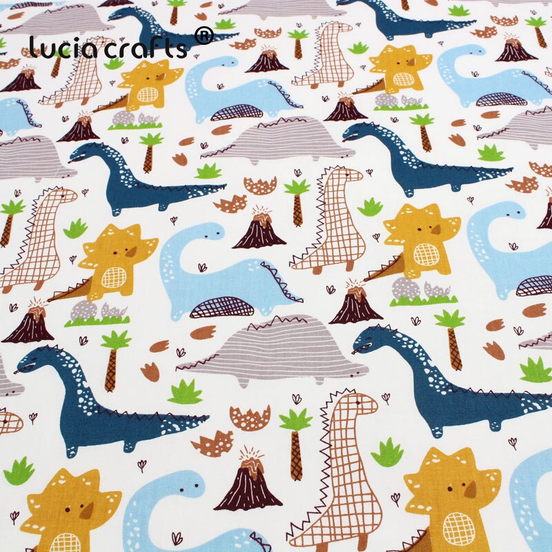 Lucia craft 50*50cm Cotton Cartoon Printed Patchwo... – Grandado