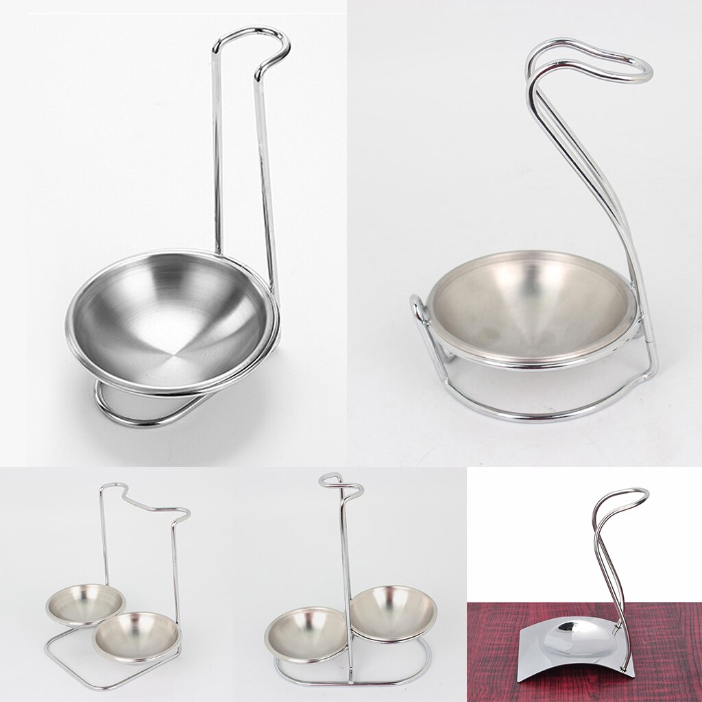 Stainless Steel Double Ladle Holder Cooking Utensi... – Vicedeal