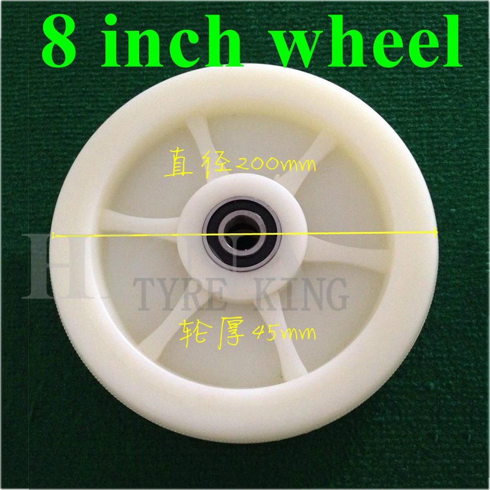 Good 8 Inch Solid Wheel 8" Nylon Single Wheel 200m... – Grandado