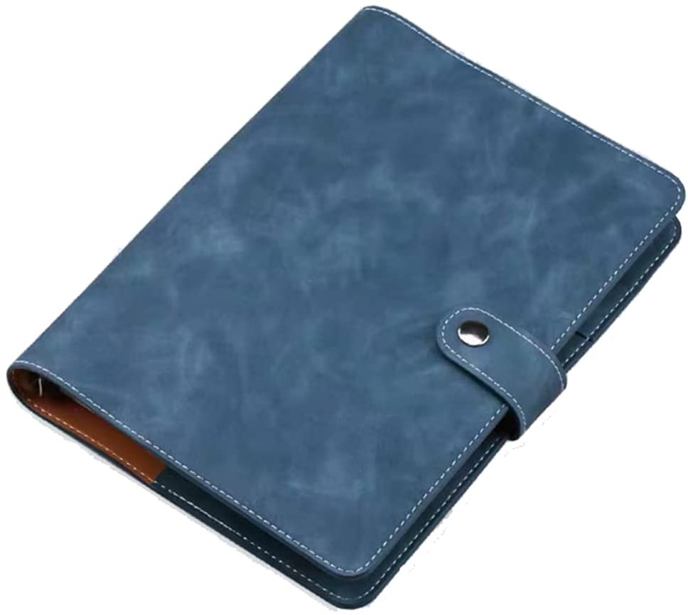 A5 pu læderbinderomslag, genopfyldelig 6 ring note... – Grandado