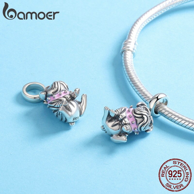 BAMOER Authentic 925 Sterling Silver Cute English ... – Grandado BAMOER Authentic 925 Sterling Silver Cute English ... – Grandado