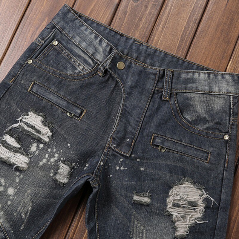 Male Jeans For Men Classical Spring Cowboy Pants M... – Grandado