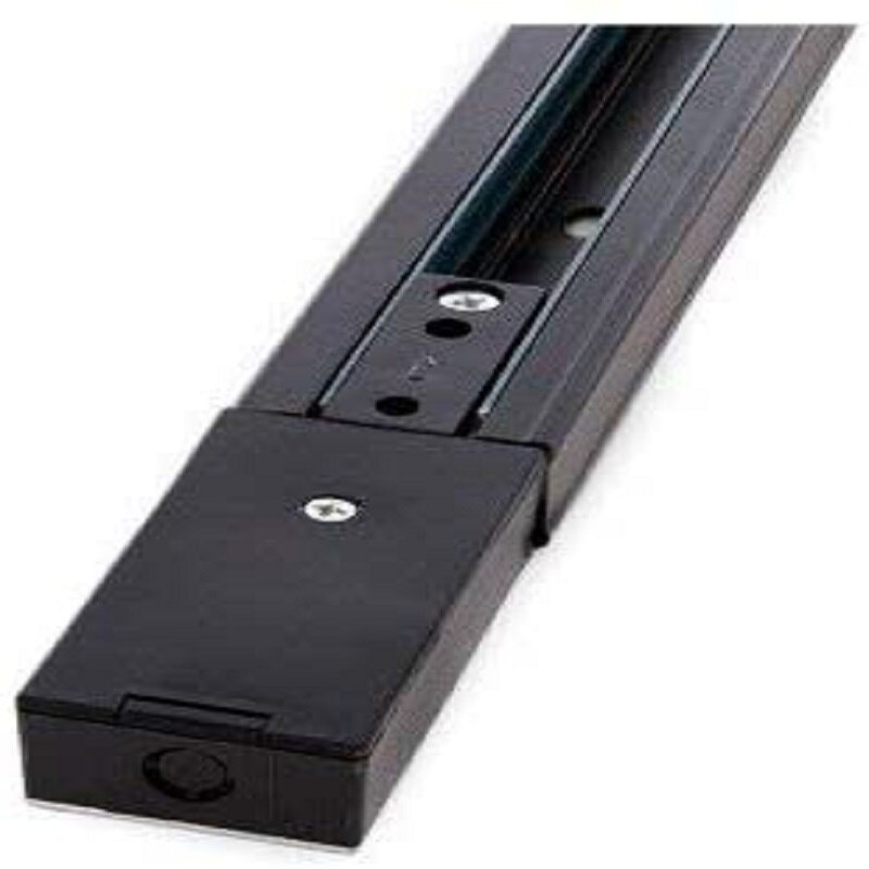 Single phase aluminium straight rail 1.5 meter bla... – Grandado