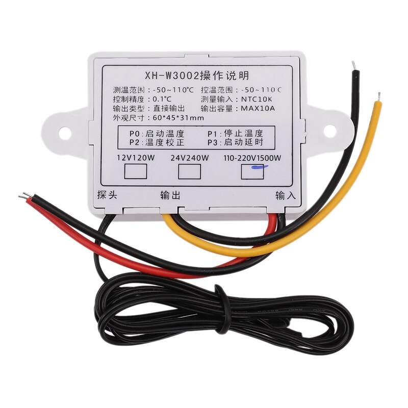 12V 24V 110V 220V Professionele W3002 Digitale Led... – Vicedeal