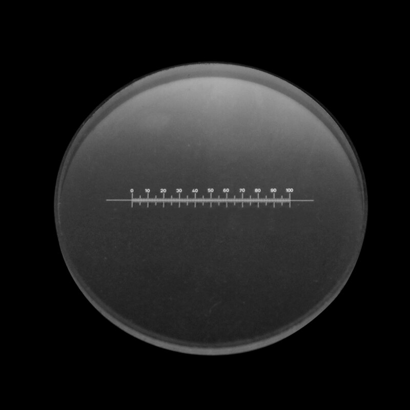 Micrómetro Ocular para microscopio, regla de escala X = 10, DIV 0,1mm ...