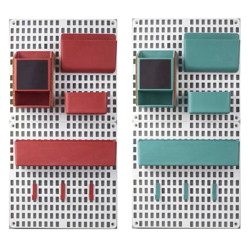 2 Set Wall Mount Pegboard Combination Home Kitchen... – Grandado