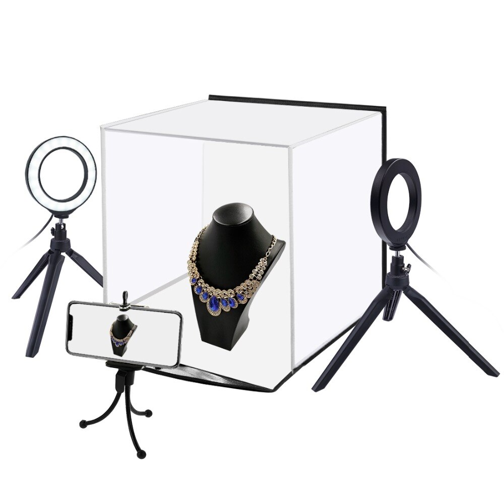 30cm Folding LED Lightbox Photography Photo Studio... – Grandado