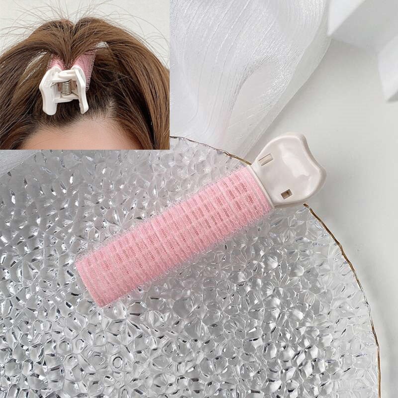 Ladies Fluffy Hair Clips Set, Fluffy Hair Pads, Ro... – Grandado