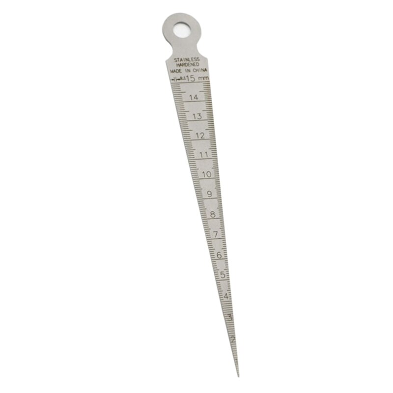 Stainless Steel 0-15mm Taper Gauge Aperture Scale ... – Grandado
