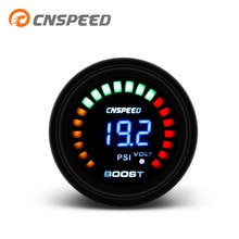 Cnspeed 2 " 52mm 20 led digital blå -15-45 psi tur... – Grandado