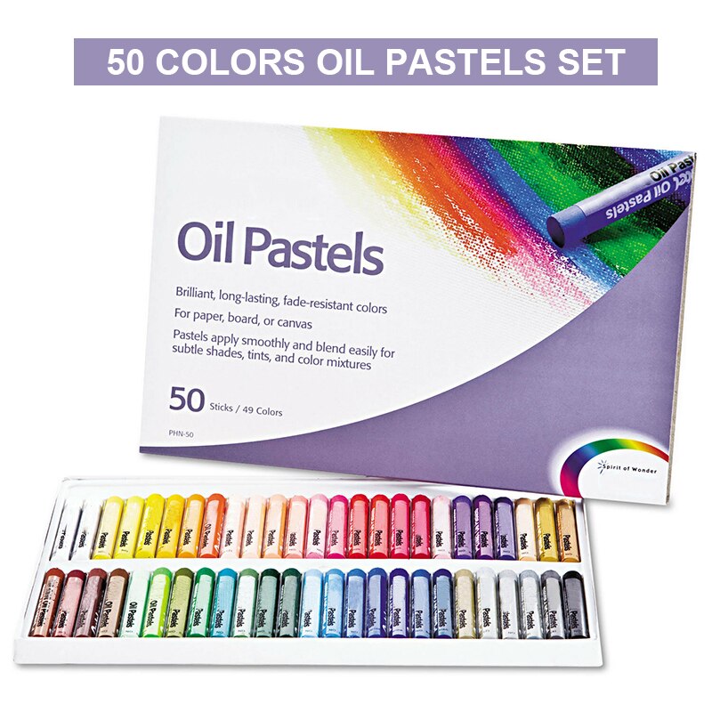 50 Colors Oil Pastel Set Graffiti Pastel Colorul D... – Vicedeal