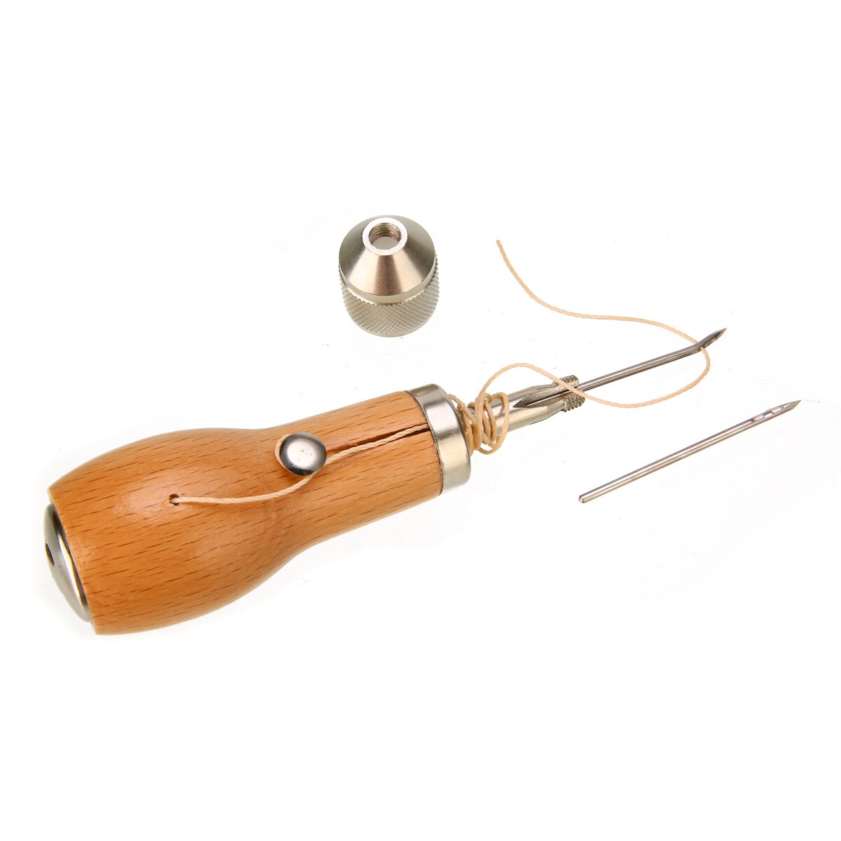 1pcs Leather Sewing Awl Tool Kit Needle and Waxed ... – Grandado