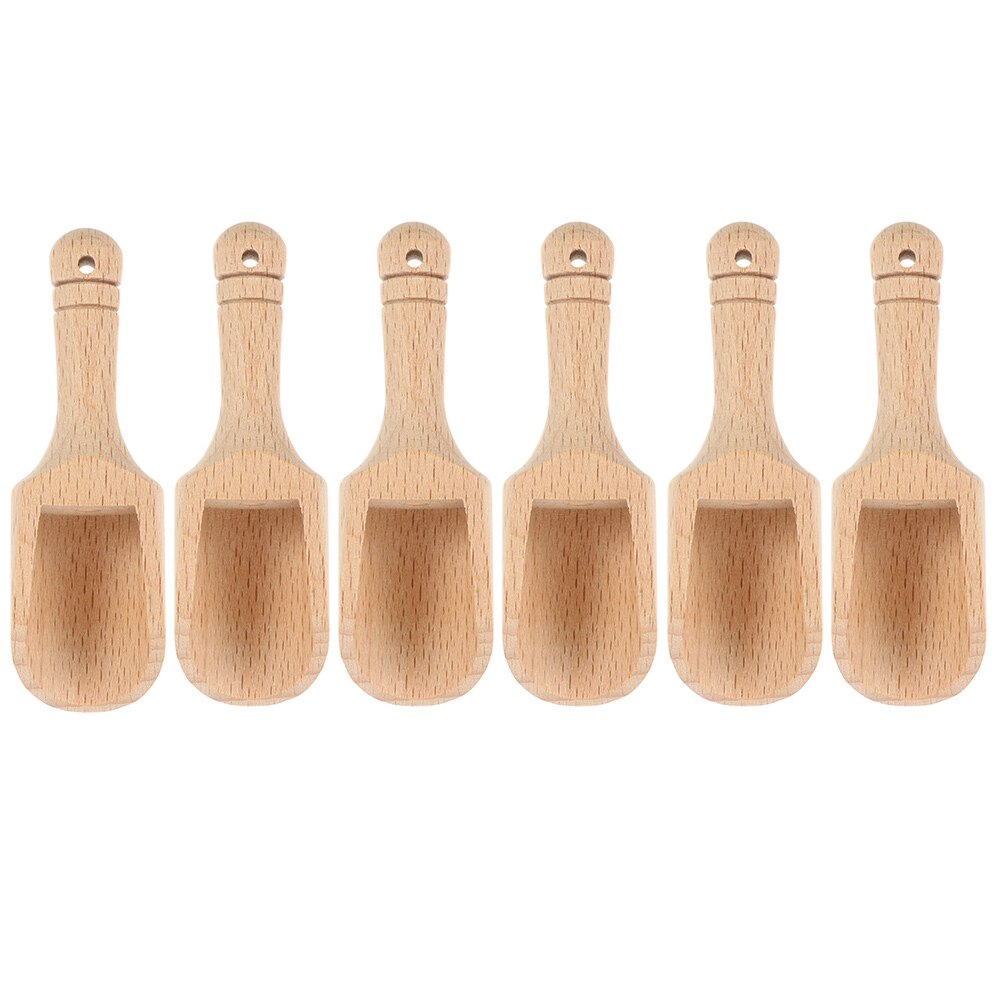 6Pcs Spoons Seasoning Spoons Wooden Bath Salt Spoo... – Grandado