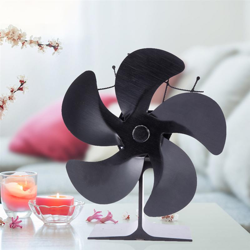 Thermal Power Fan Fireplace Fan 5 Blades Heat Powe... – Vicedeal