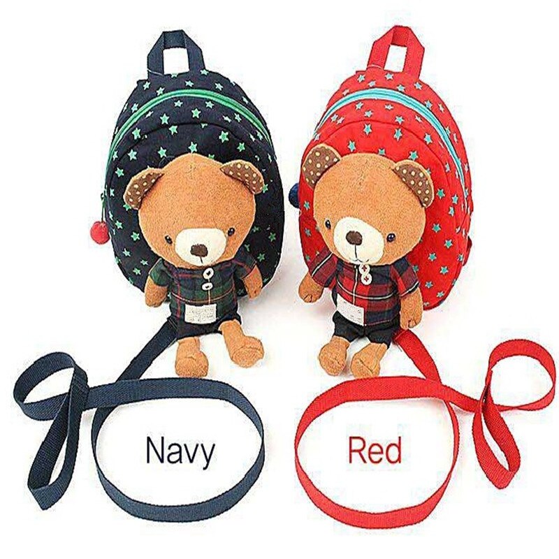 2 Colors Bear Harness Bag Plush Toy Backpack with ... – Grandado
