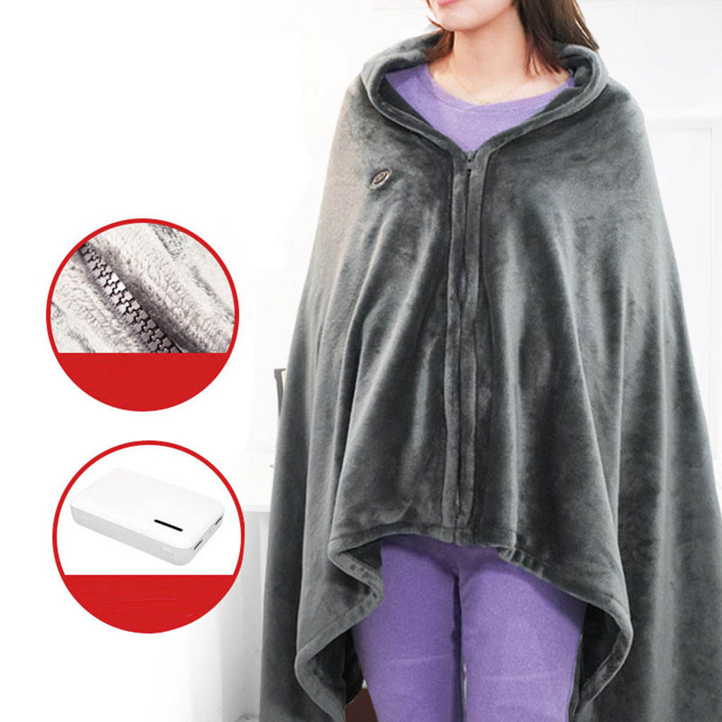 Electric Blanket USB Heated Heated Cape Electric H... – Grandado