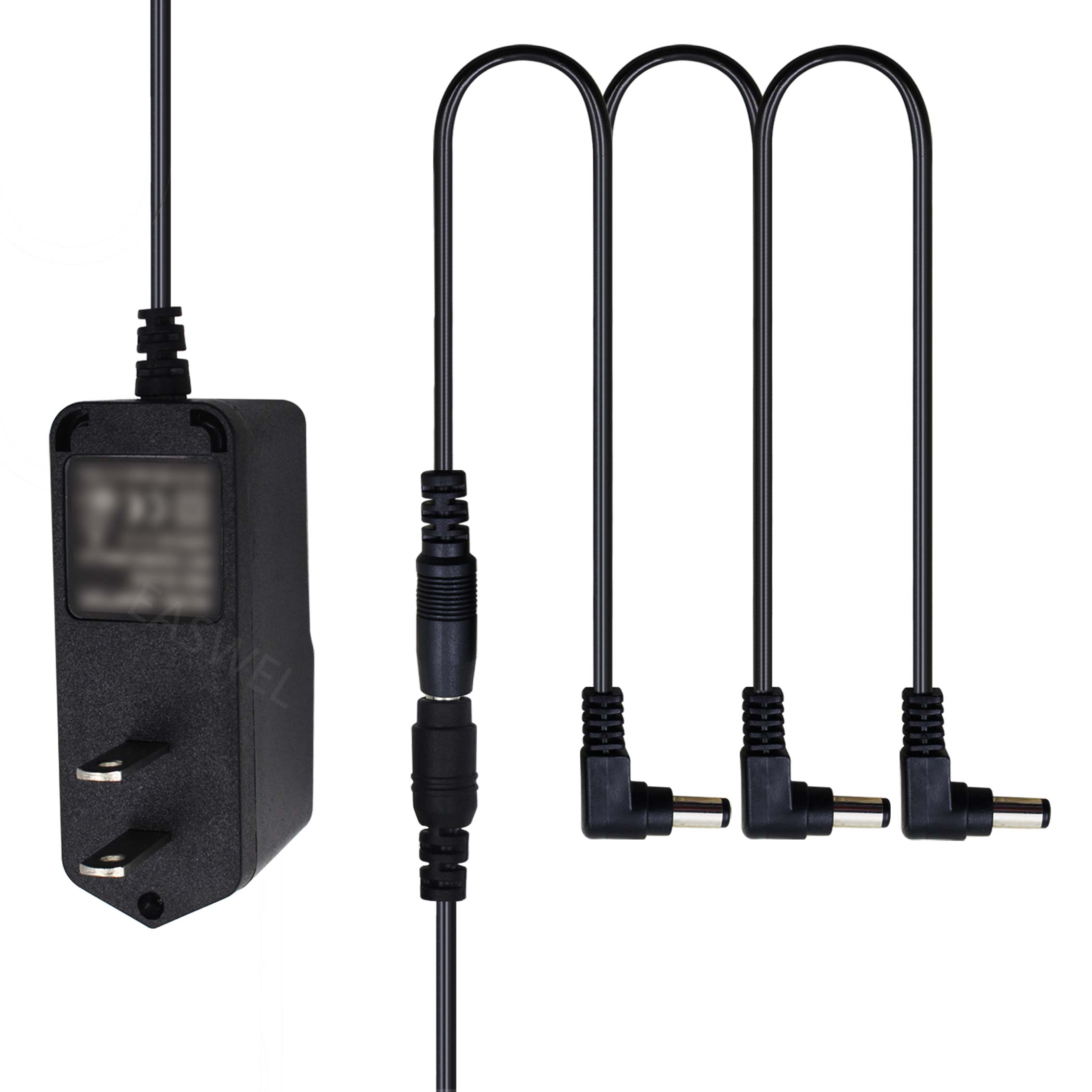 Guitar Pedal Power Supply Adapter 9V DC 1A&3 Way S... – Grandado