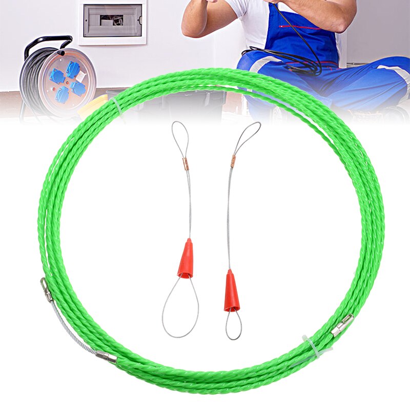 12M 4.5mm Fiberglass Electric Cable Puller Green F... – Grandado
