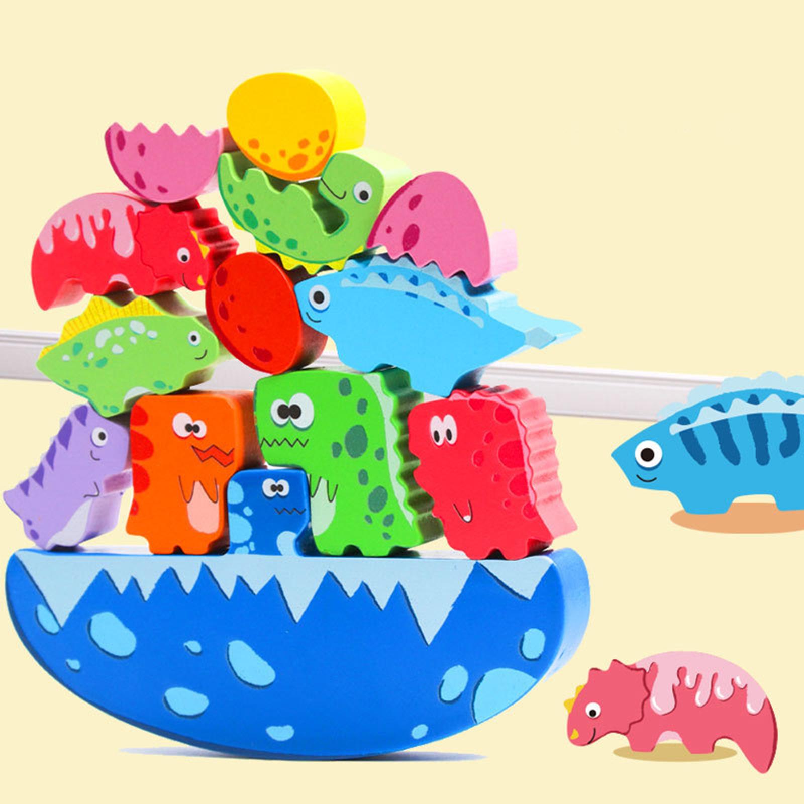 Cute Wooden Animal Balance Blocks Education Motor ... – Vicedeal