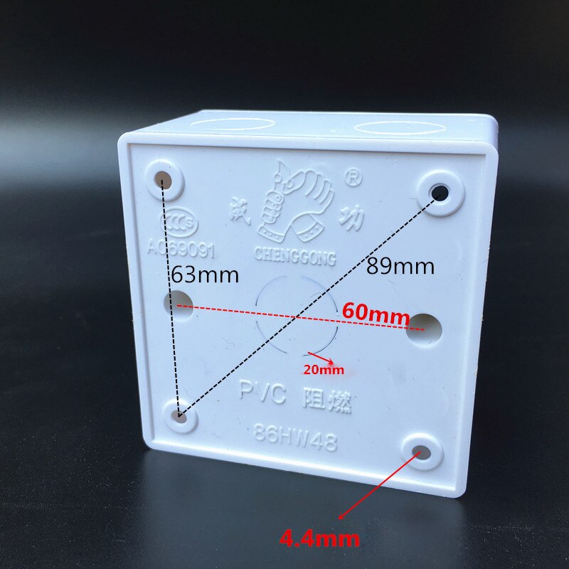 86-type Electrical Mounting Junction Box Height Th... – Vicedeal