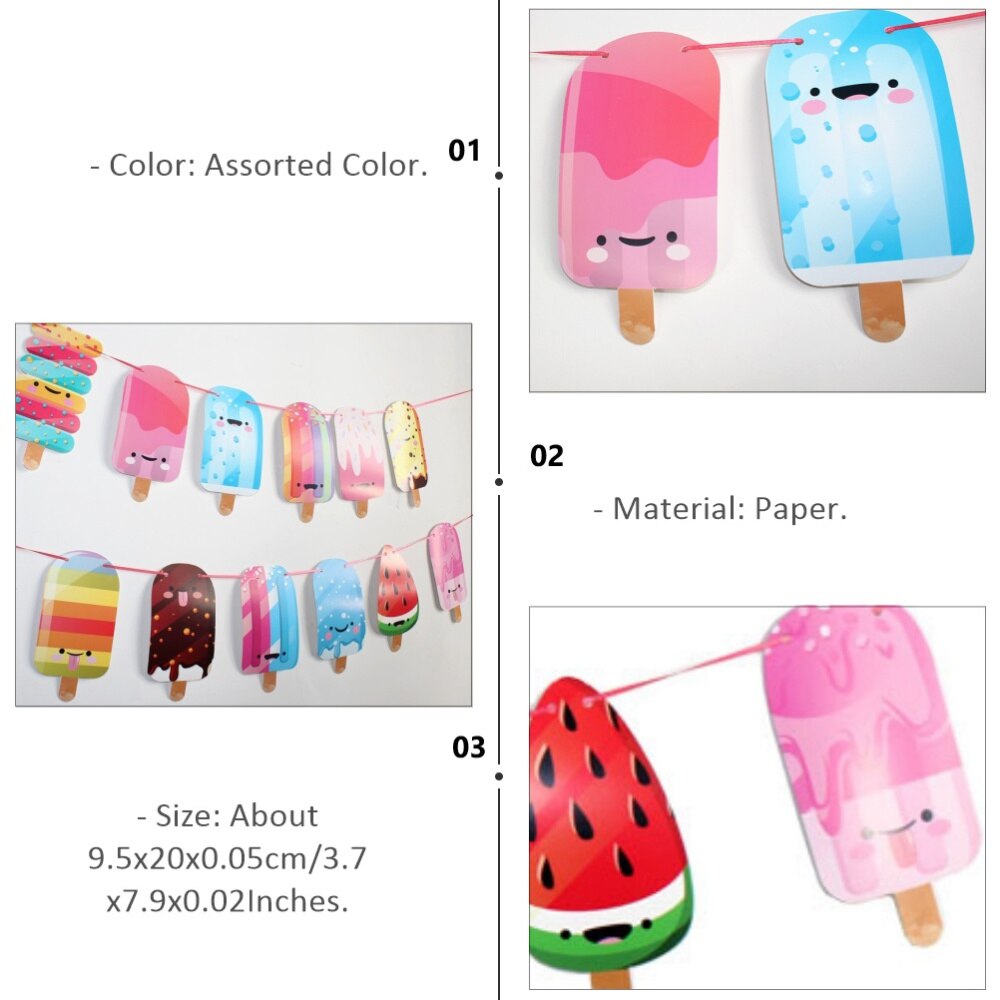1pc Party Pull Flag Delicate Durable Bunting Banne... – Grandado