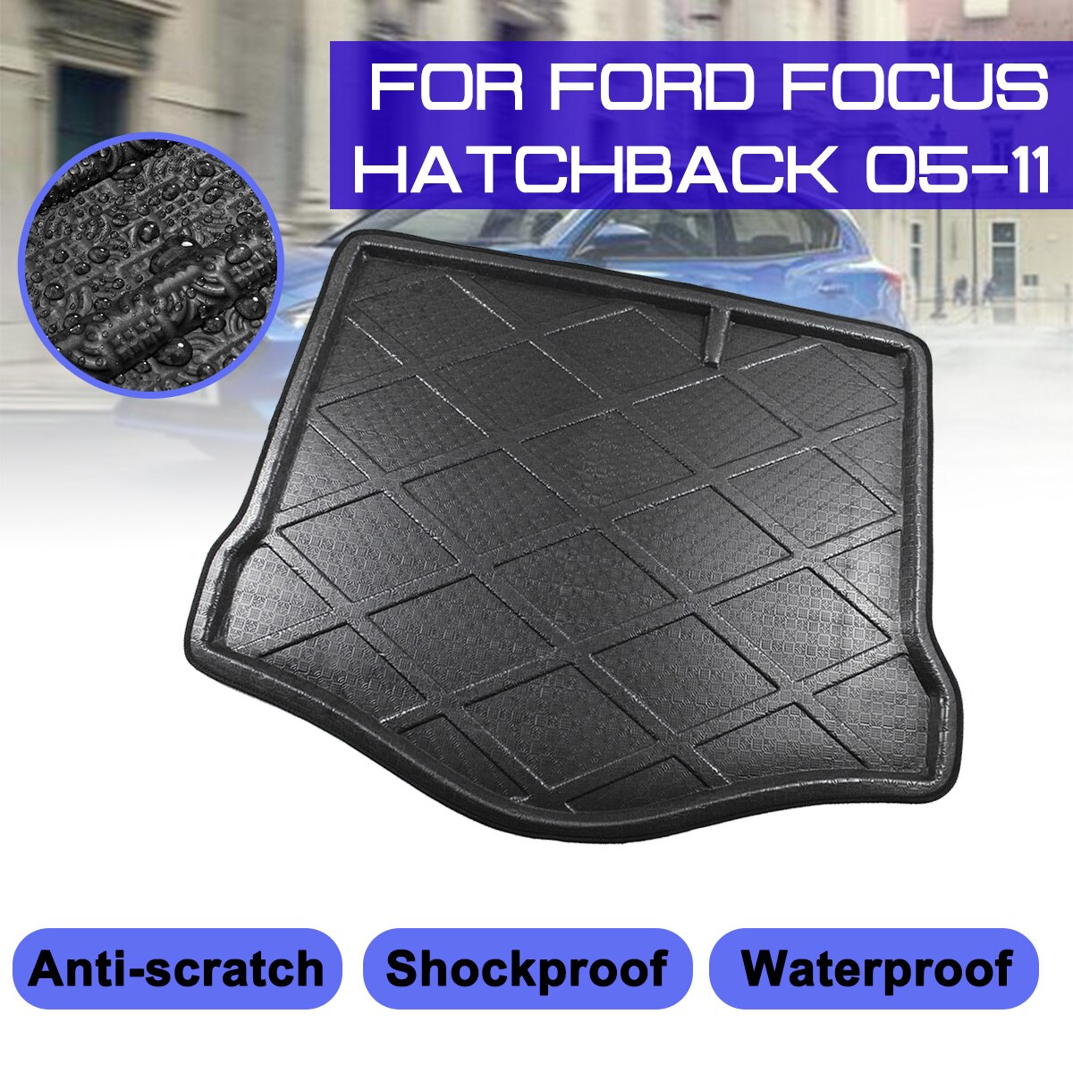 Auto Vloer Mat Kofferbak Anti-Modder Cover Voor Fo... – Grandado