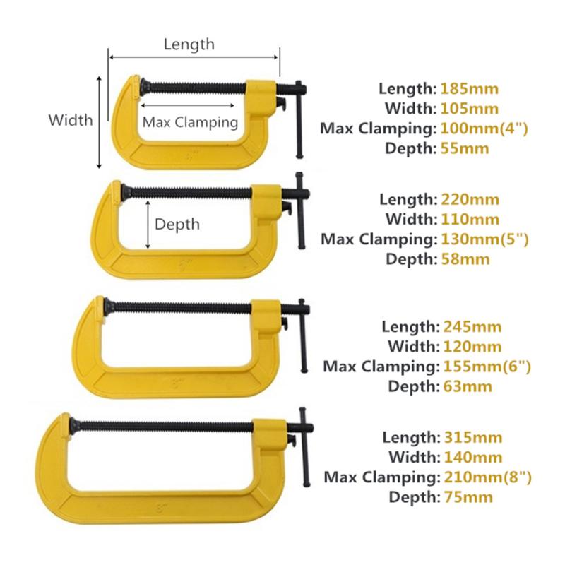 iron clamp drawing and function