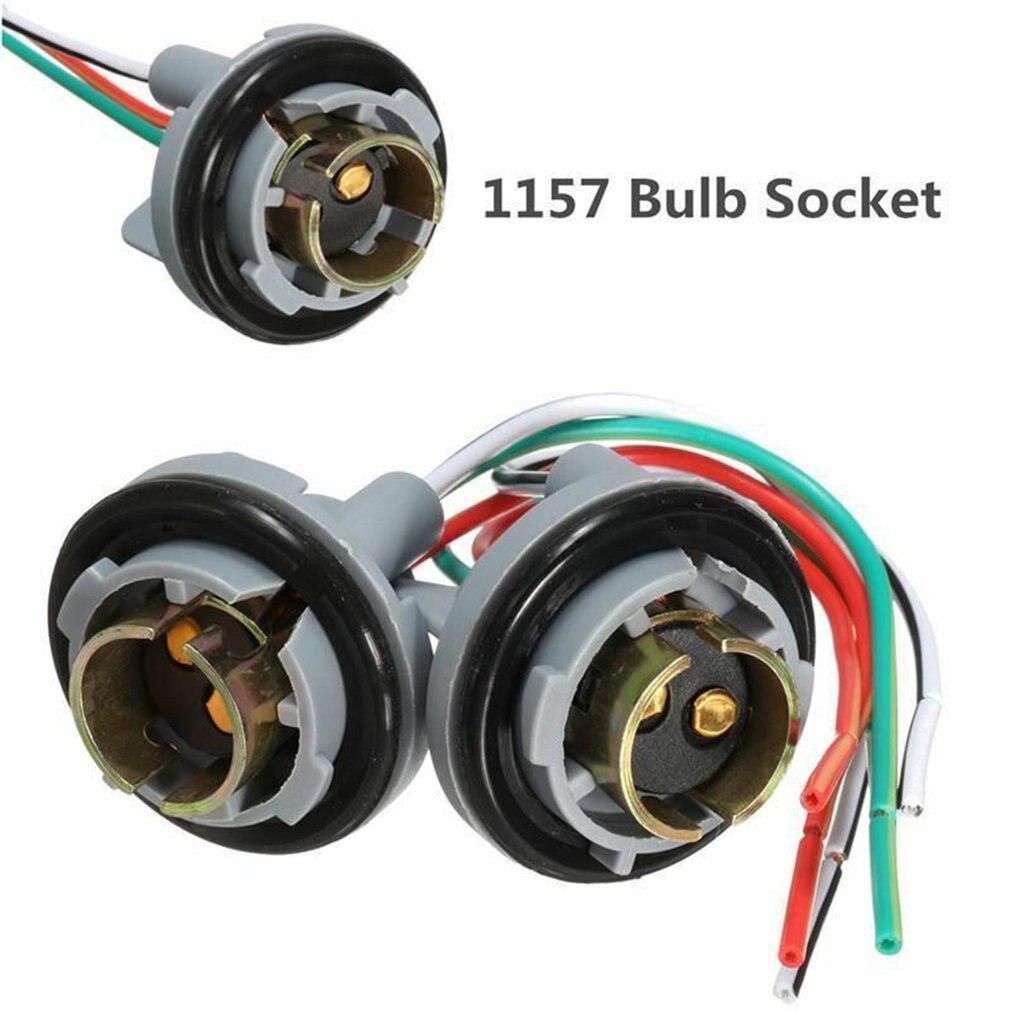 2Pcs 1157 Ijzeren Kern Socket Adapter Kabel Bulb S... – Grandado