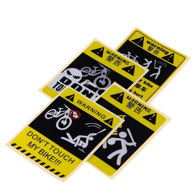 4 Types 1pc DONT TOUCH MY BIKE Bicycle Warning Sti... – Grandado