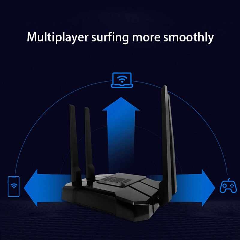 1200M Dual-Band CPU Smrat Wireless Router Wifi Rou... – Grandado