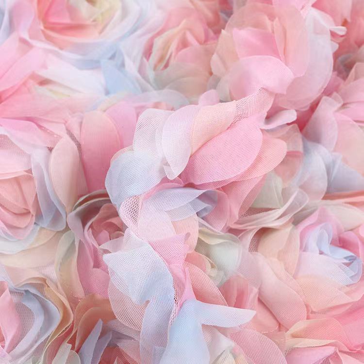 Drie-Dimensionale Rose Bloemblaadje Borduren Stof ... – Vicedeal