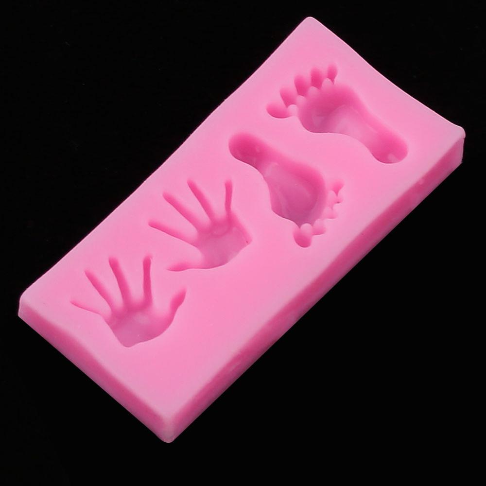 Baby Hand Fuß Silikon Formen Schokolade Candy Ton ... – Vicedeal