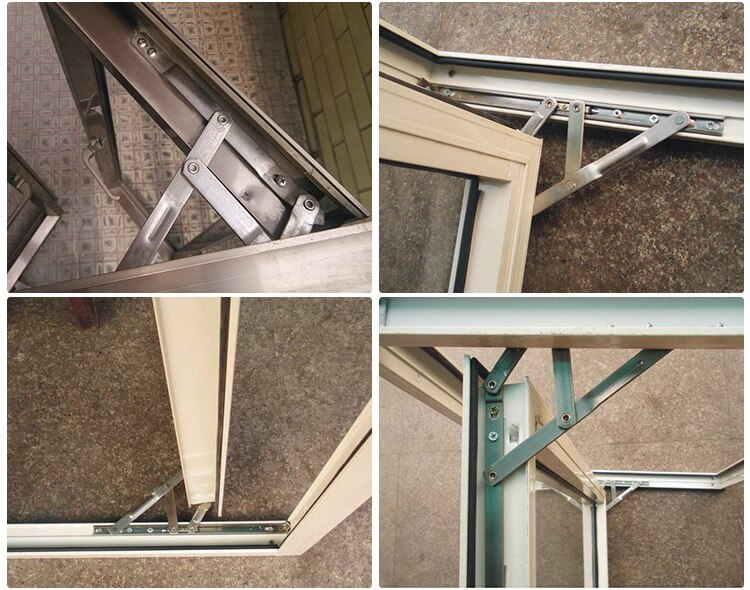 16inch Aluminum window wind Brace/Slider/hinges,Li... – Grandado