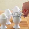 Stainless Steel Boiled Egg Topper Shell Cutter Sci... – Grandado