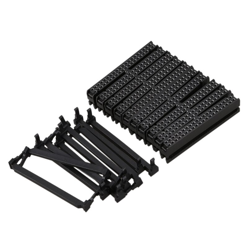 10 Pcs Black Dual Row 40 Pin IDC Socket Connector ... – Vicedeal